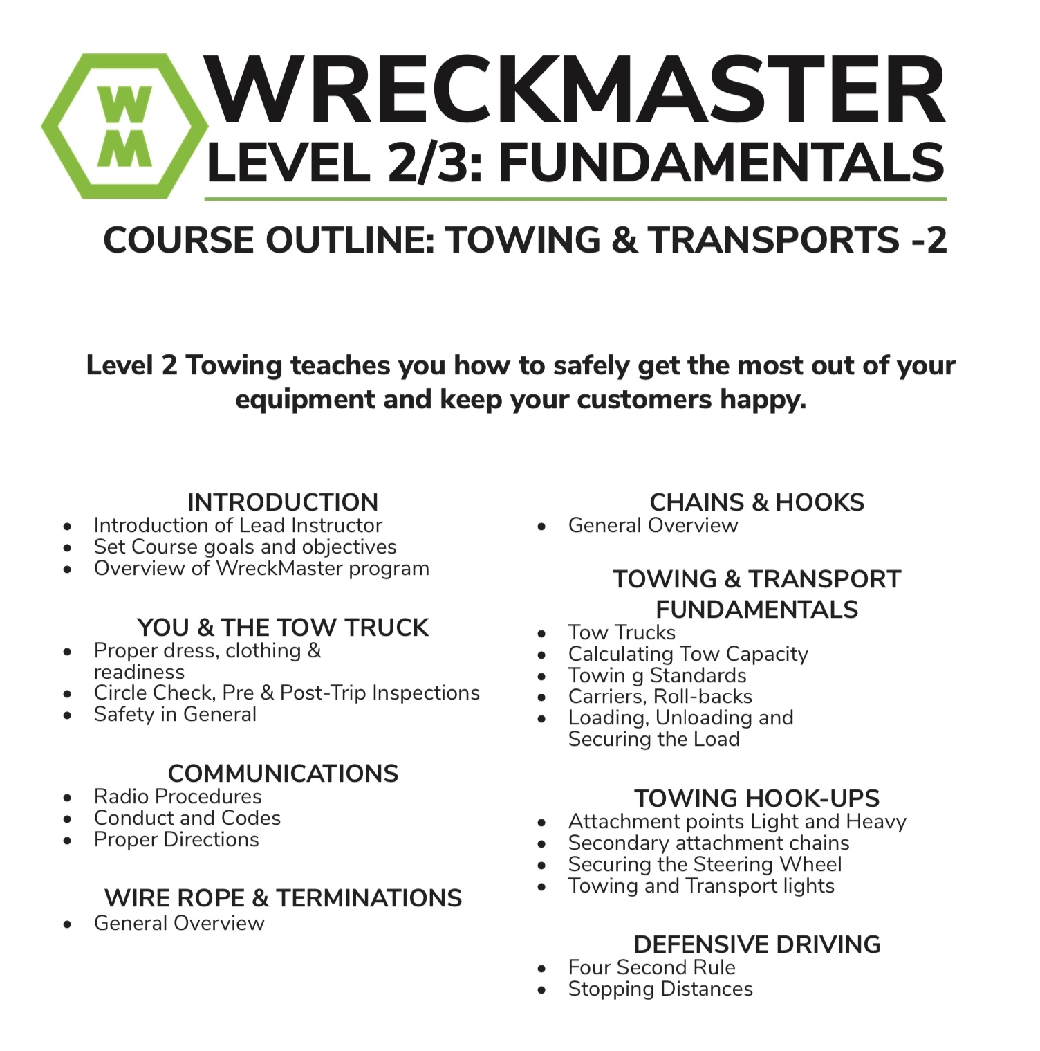 TRAINING EVENTS – Alabama Towing and Recovery Association